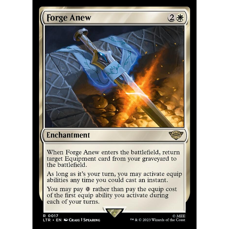 MTG Forge Anew The Lord of the Rings: Tales of Middle-Earth | Shopee ...