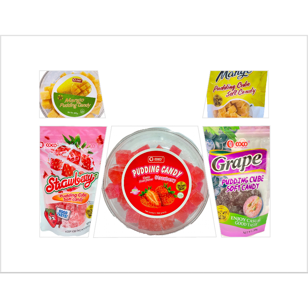 COCO PUDDING CUBE SOFT CANDY | Shopee Philippines