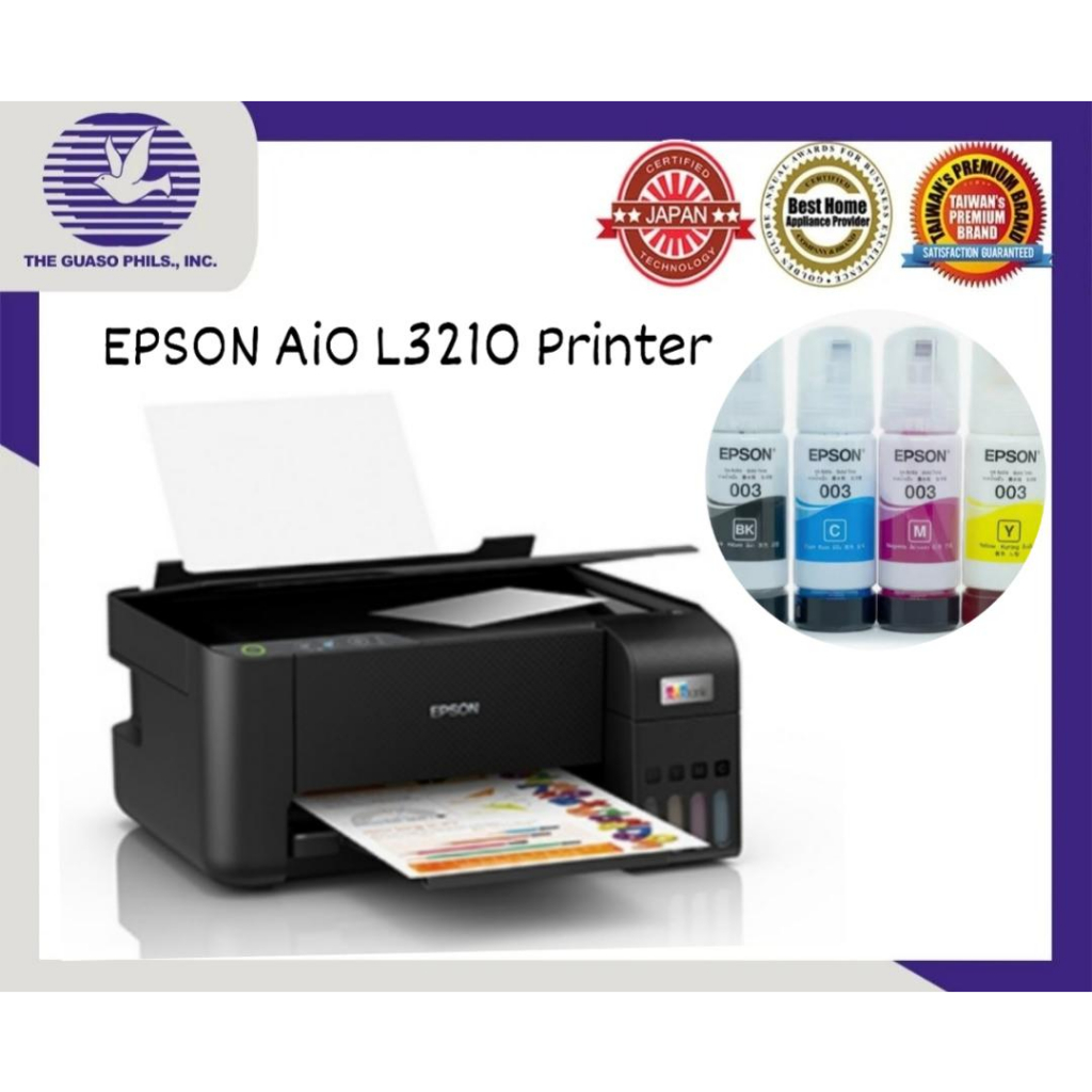 Epson EcoTank L3210 A4 All-in-One Ink Tank Printer | Shopee Philippines