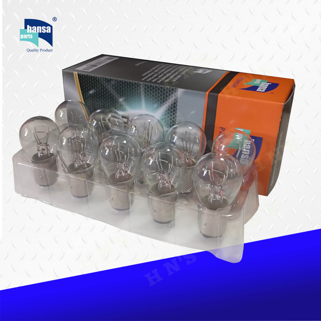 Hansa Double Contact Bulb ( 12V 21/5W BAY15d ) - 10 pcs | Shopee ...