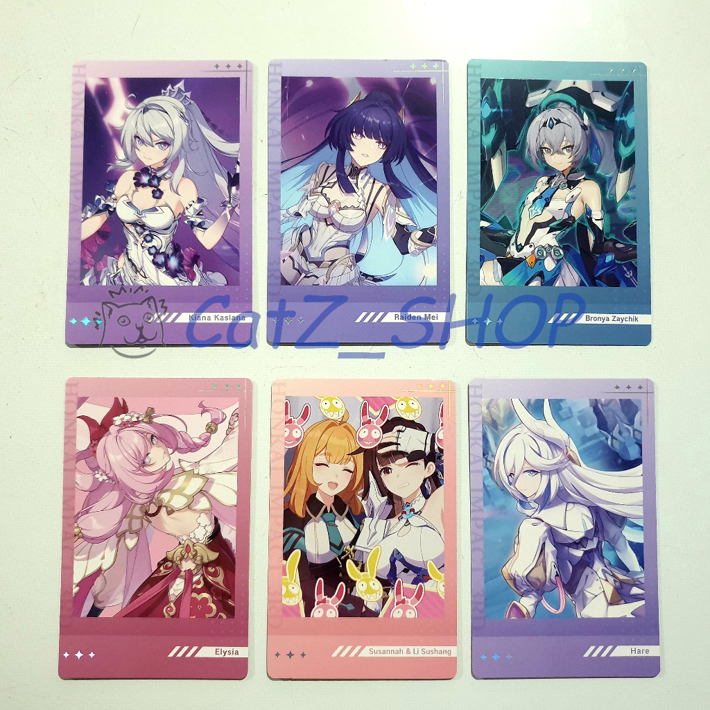 Honkai Impact 3 Official Polaroids Photo Cards | Shopee Philippines