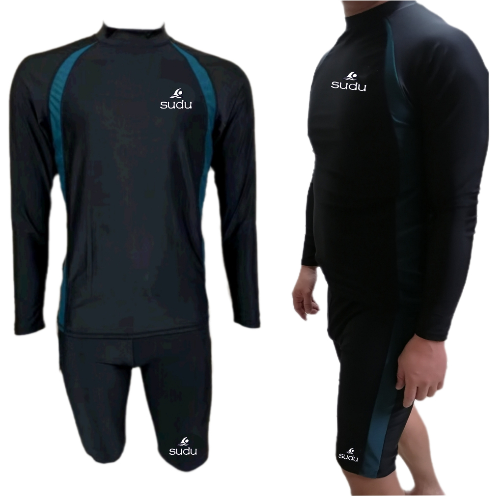 Long sleeve Rush Guard Terno For Men Swimwear Rushguard | Shopee ...