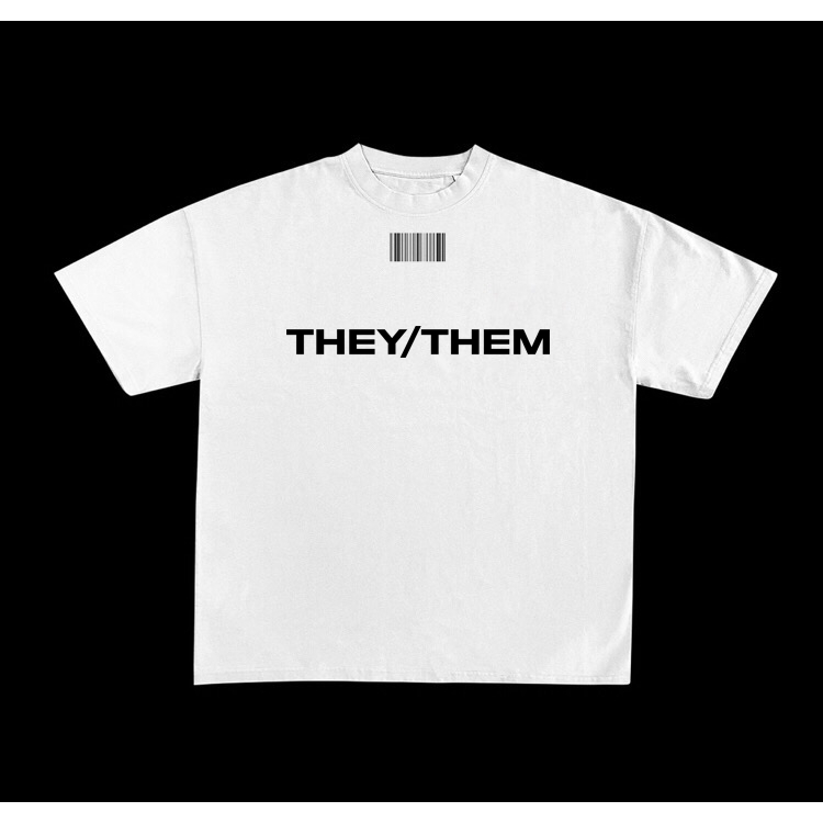 They Them Pronoun Tee | Shopee Philippines