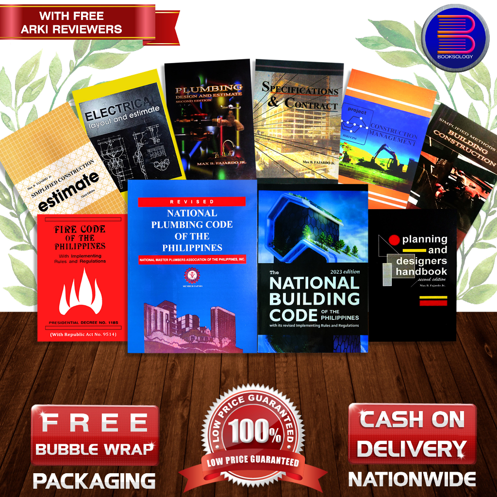 COMBOOKS ARKI REVIEWERS - NBCP, NPCP, Fire Code, Fajardo Books | Shopee ...