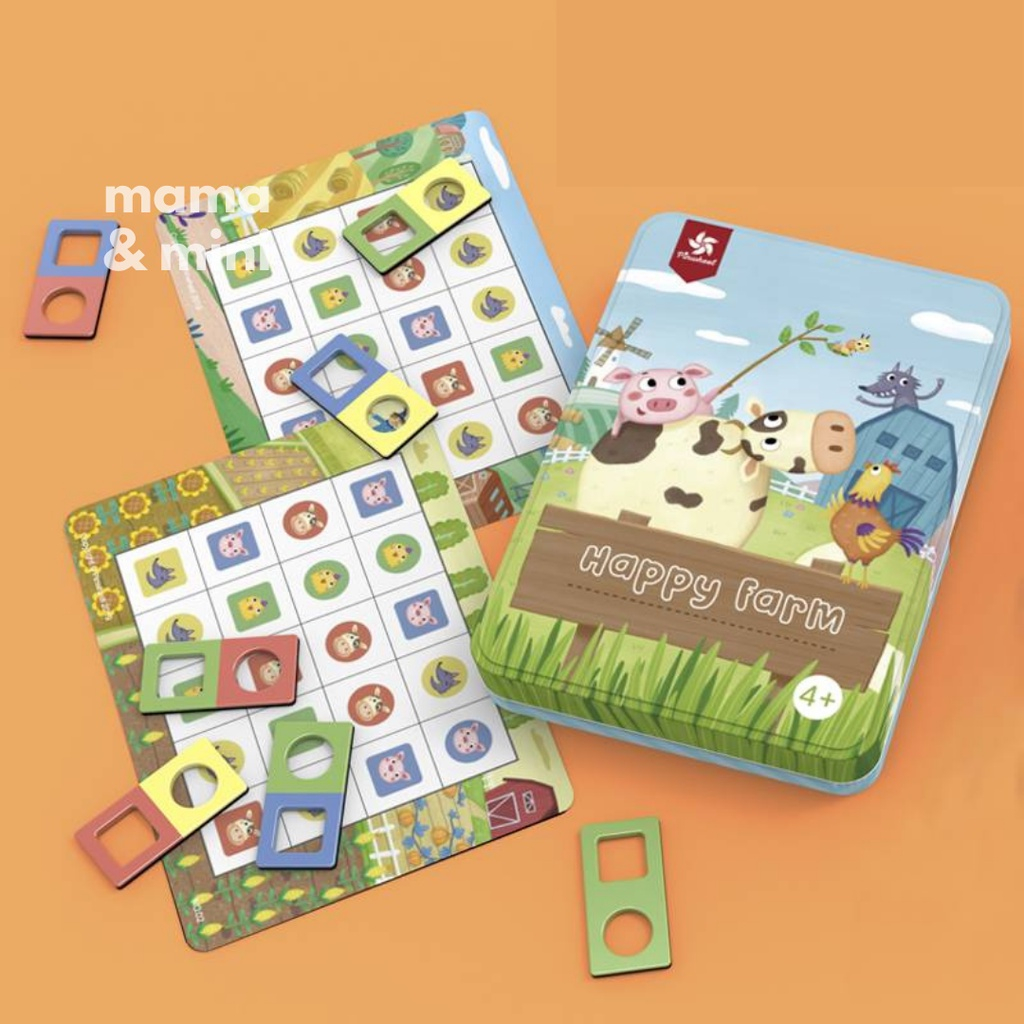 Cognitive Matching Game for Kids (Happy Farm, Around the World, Where ...
