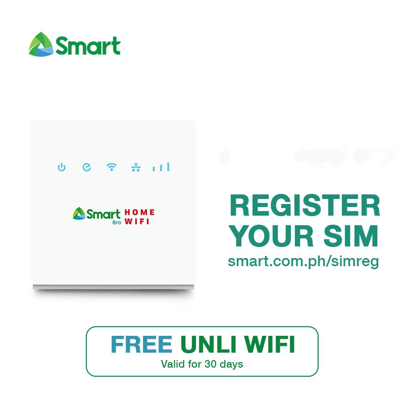 SMART Bro Prepaid Home WiFi with FREE UNLI DATA 30 days (Boosteven R051) | Shopee Philippines