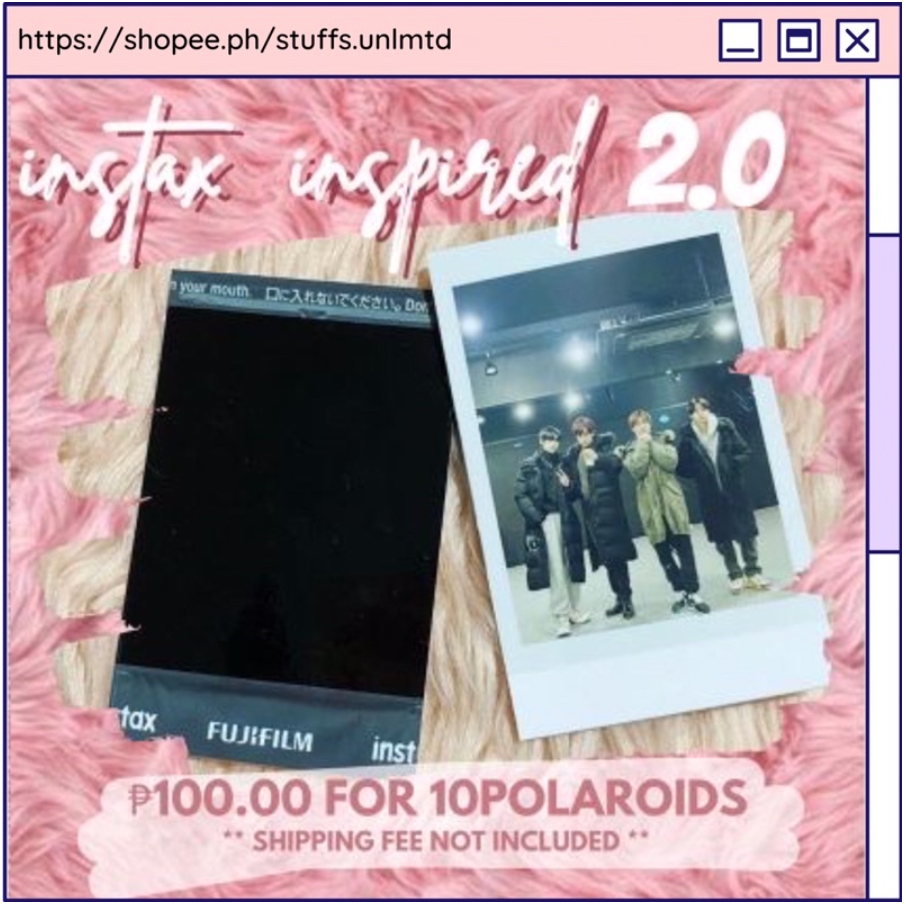 INSTAX MINI POLA FRAME PHOTO PRINTING (min of 10 per order) | Shopee ...