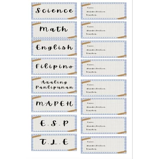 Shop subject label for Sale on Shopee Philippines