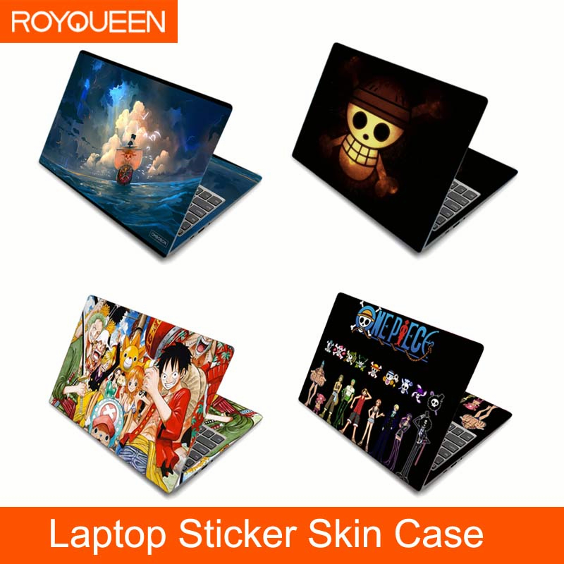 One Piece Anime Laptop Sticker Cover Skin Luffy Zoro 2 Sheets Decals ...