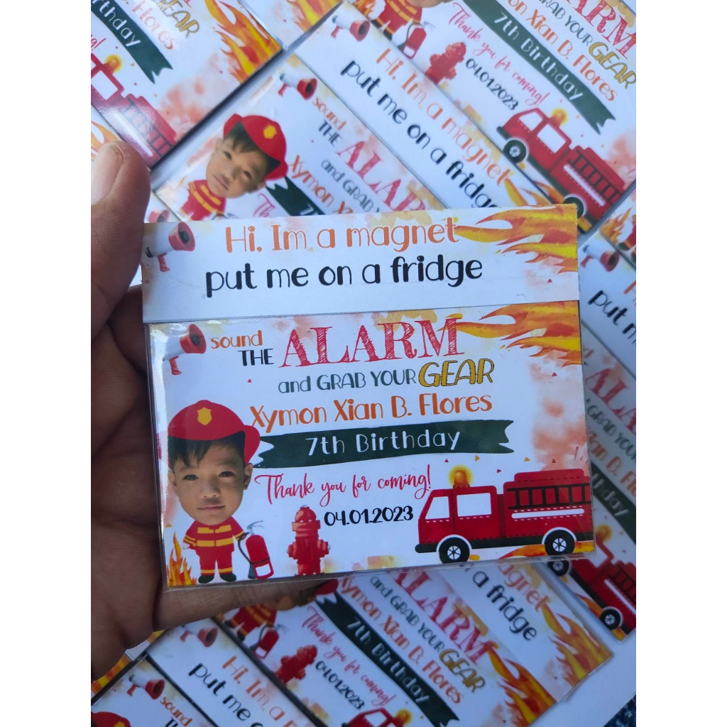 FIREFIGHTER | BUMBERO REF MAGNET SOUVENIR | Shopee Philippines
