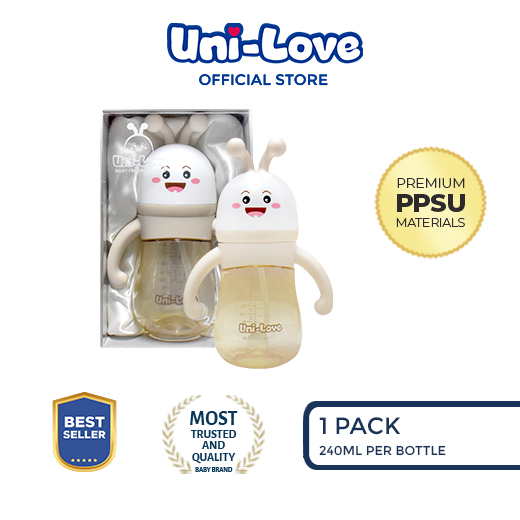 UniLove Baby Feeding Bottle 240ml Pack of 1 | Shopee Philippines