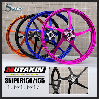 MUTAKIN CNC 525 Mags For Yamaha Sniper150 Sniper155 Front 4 holes Disc ...