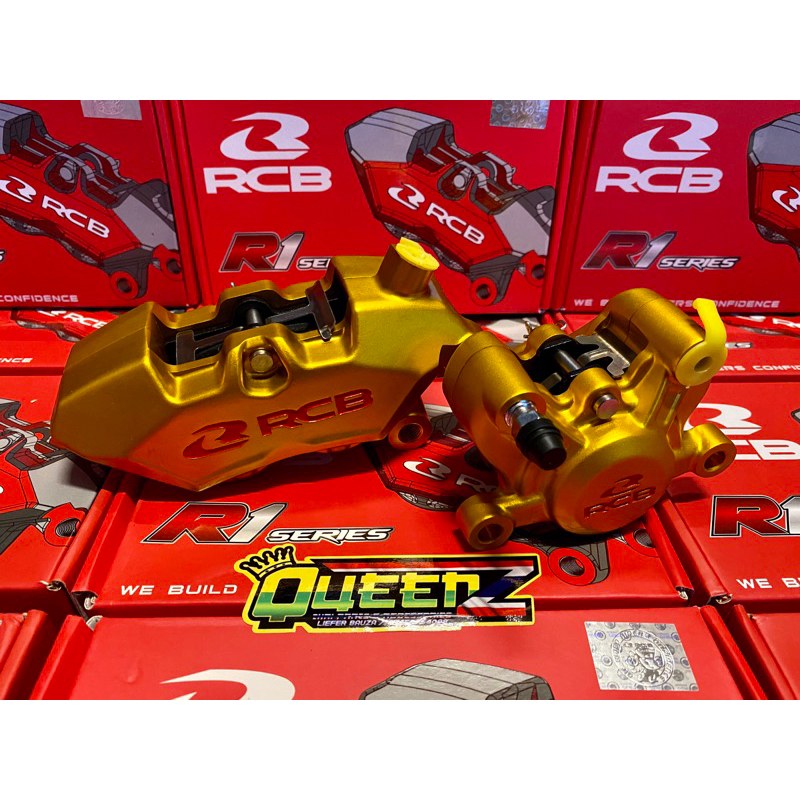 RCB R1 4pot (RH) and R-55 2pot Series Brake Caliper Set Universal ...