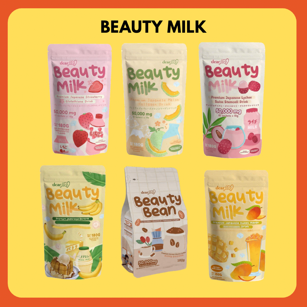 BEAUTY MILK DEAR FACE COLLAGEN GLUTATHIONE STEMCELL SLIMMING ...