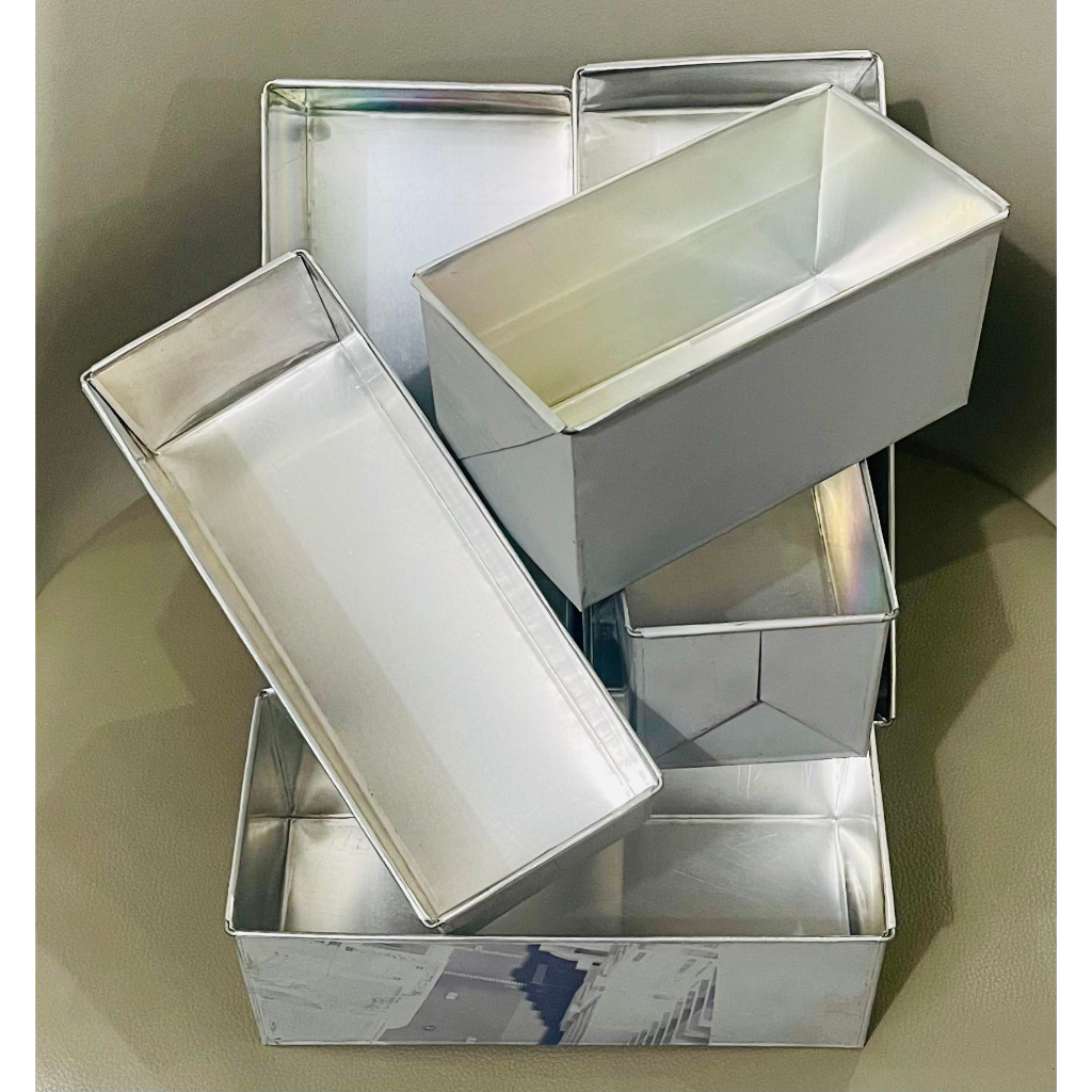 ALUMINUM LOAF PAN BREAD PAN LOAF TRAY BREAD CAKE MOLDER | Shopee ...