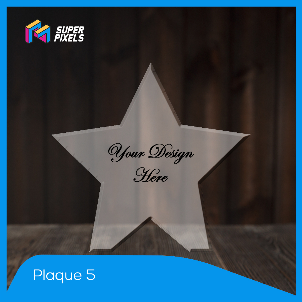 Plaque Awards Blank Customized Laser Cut Acrylic 3mm Perfect For ...