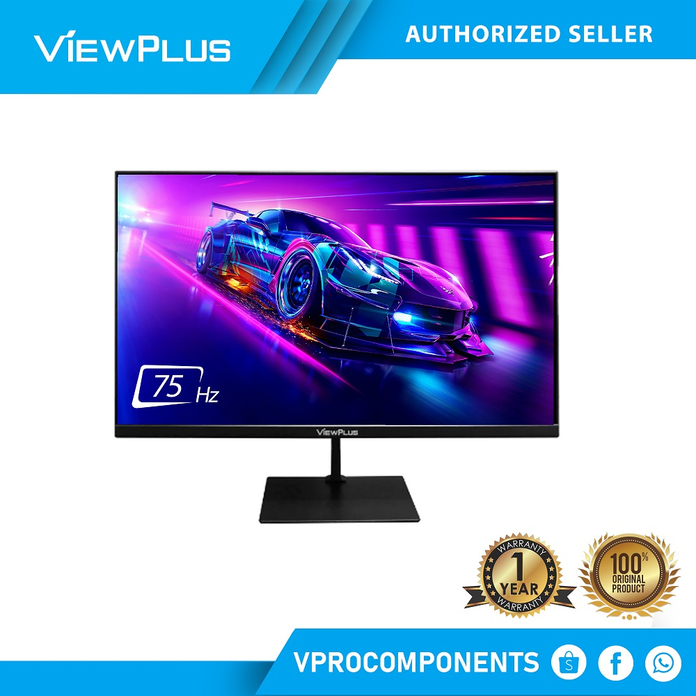 ViewPlus ML-24S 24 Inches 100Hz, HD Screen VGA and HDMI Cable IPS ...