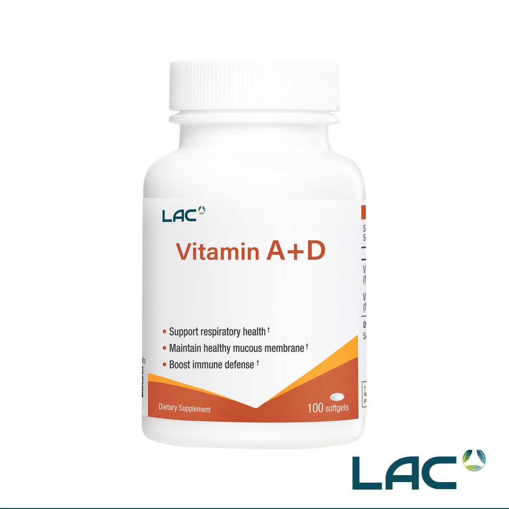 LAC Vitamin A + D 100 Softgels (Consume within February 2026) | Shopee ...