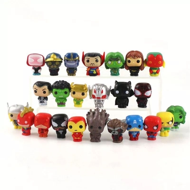 Eric toys 24pcs/set mini figures super hero's avengers | Shopee Philippines