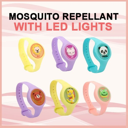 Kid's Watch Mosquito Repellent Bracelet Insects Repellant LED Lights ...