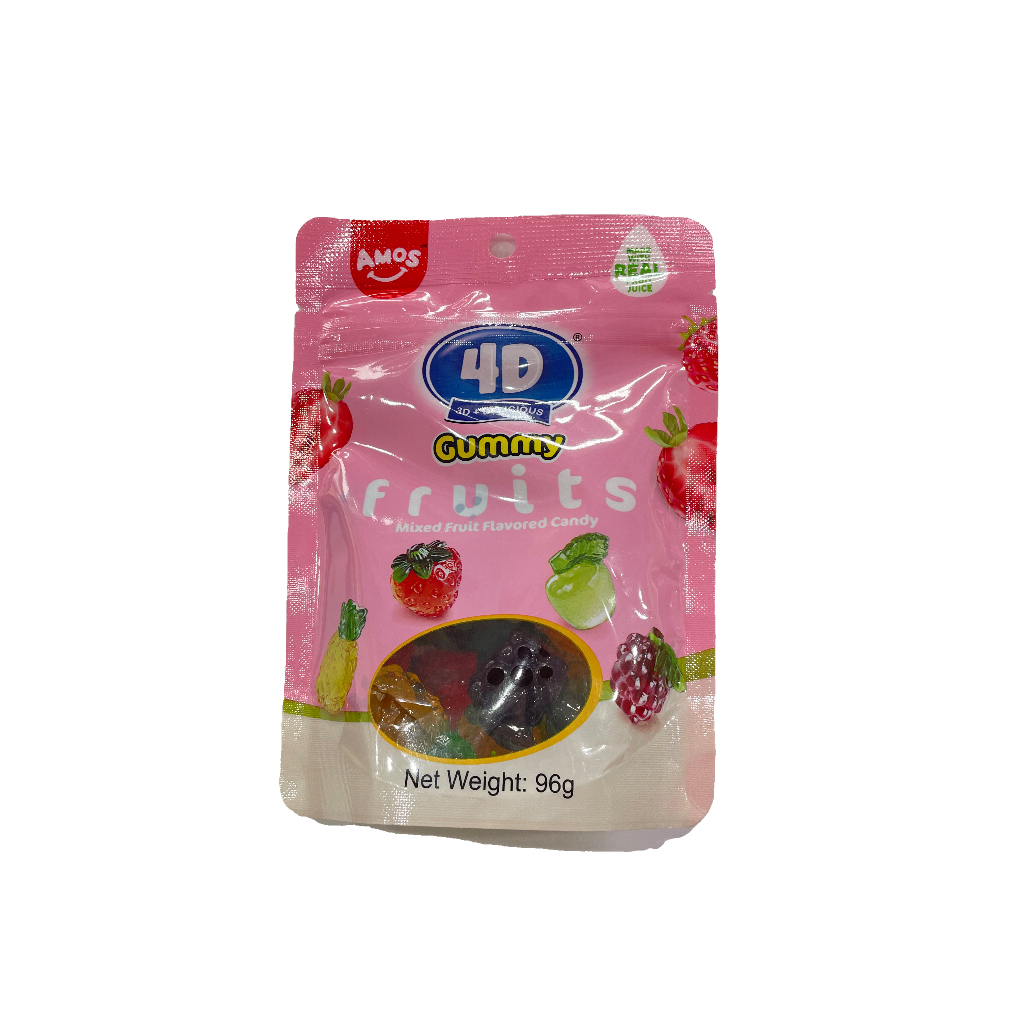 4D GUMMY FRUIT CANDIES 72G | Shopee Philippines