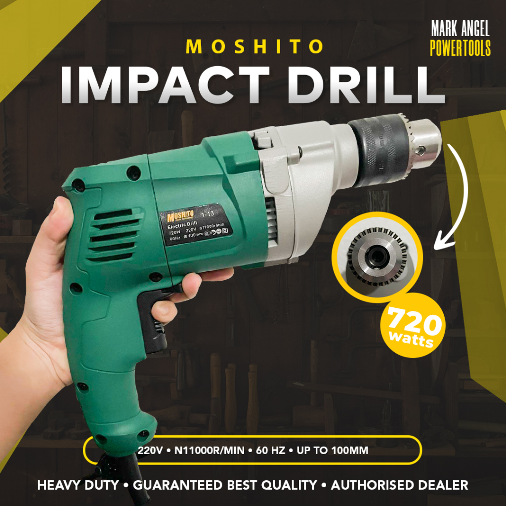 MOSHITO Impact Drill (ELECTRIC) | Shopee Philippines