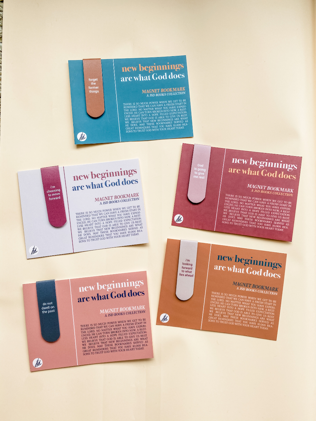 New Beginnings Magnetic Bookmarks | Shopee Philippines