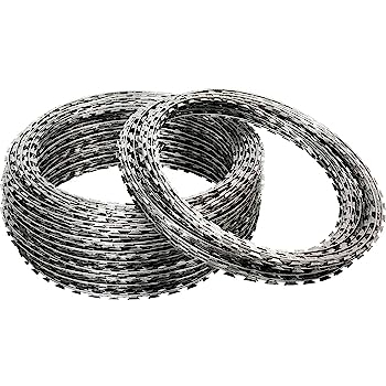PER ROLL COMBAT WIRE(4.75kg) Anti-theft net security net concertina ...