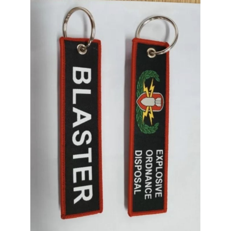 Embroidered EOD Keychain. Laser precision cut and high quality | Shopee ...