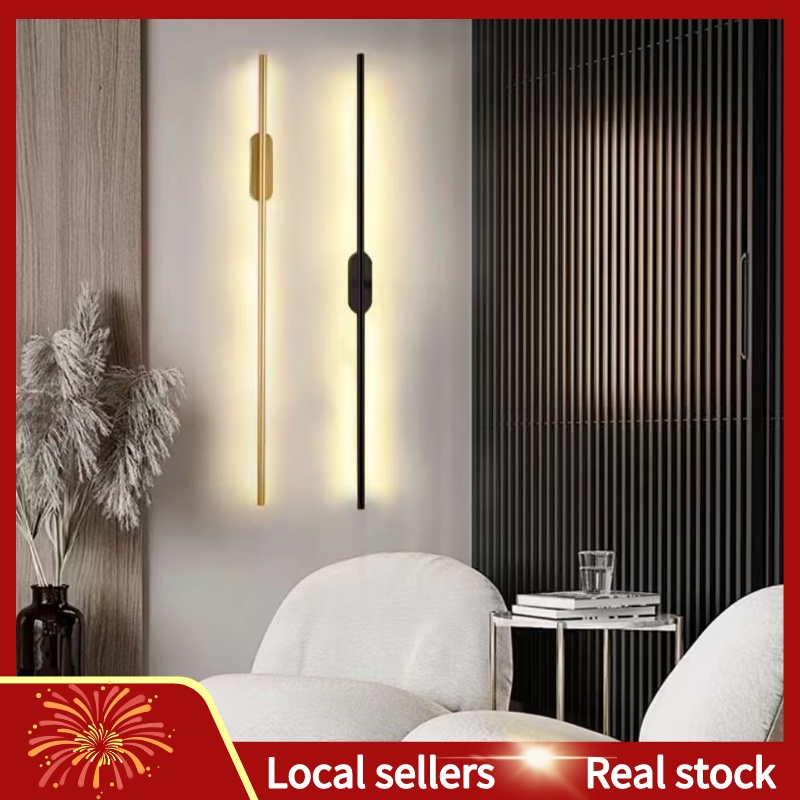 Nordic LED Wall Lamp Minimalist Bedside Lamp Creative Corridor Aisle ...
