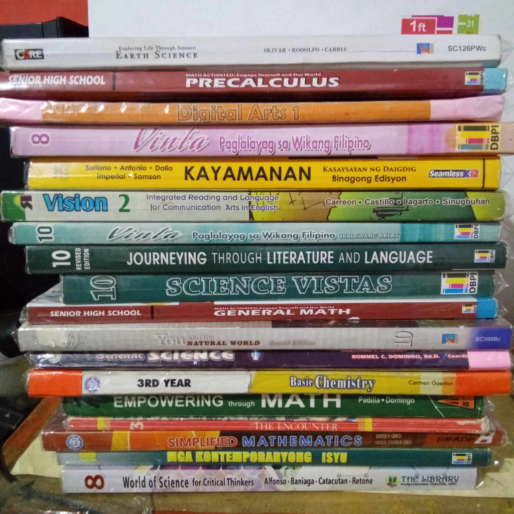 BB47 K TO 12 SCHOOL BOOKS (Pre-loved) | Shopee Philippines
