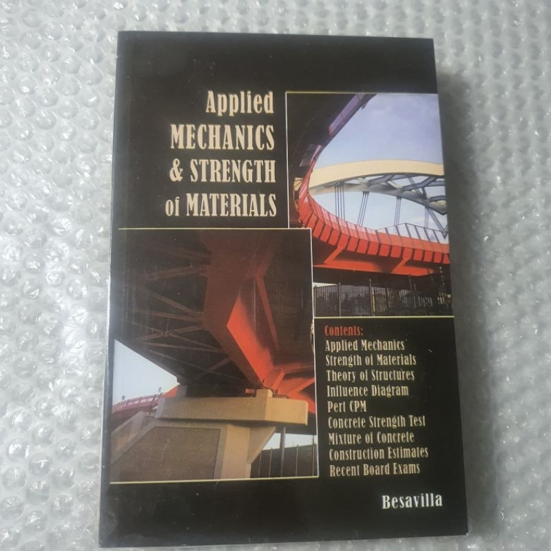 Applied Mechanics & Strength of Materials By: Besavilla | Shopee ...