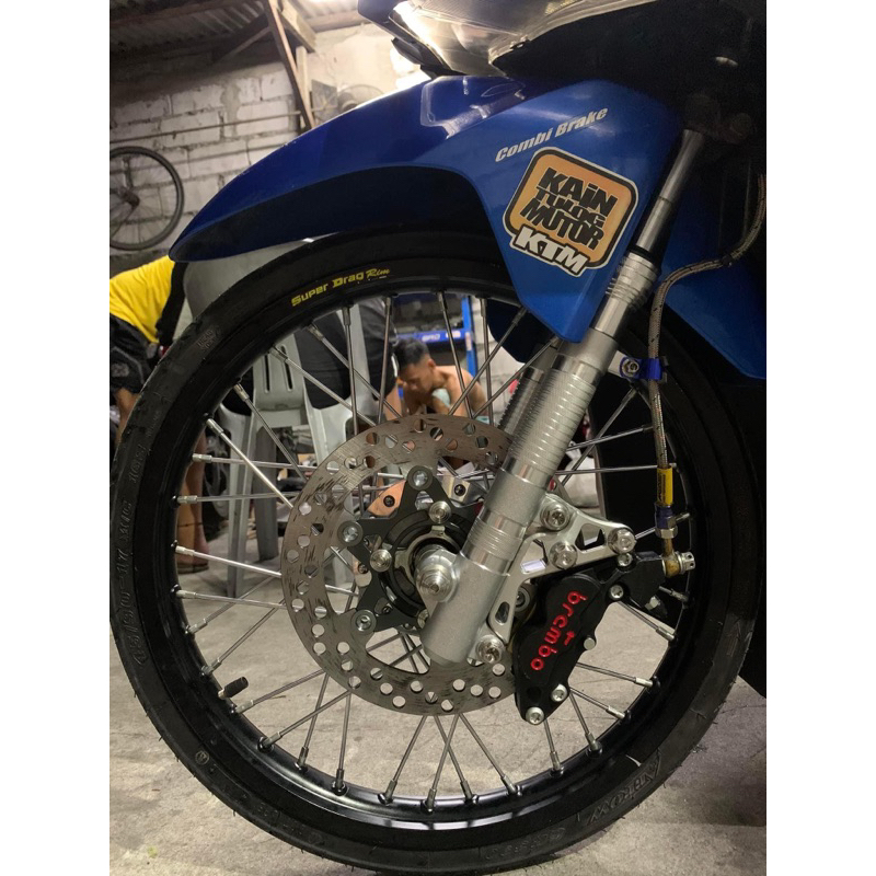 4pot Caliper w/ Bracket for Honda Click v1/v2/v3 125i 150i 160i ...