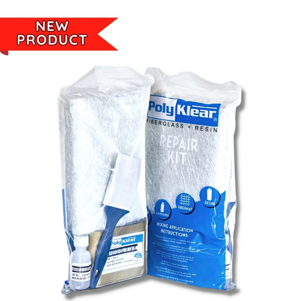 POLYKLEAR FIBERGLASS REPAIR KIT 500G | Shopee Philippines