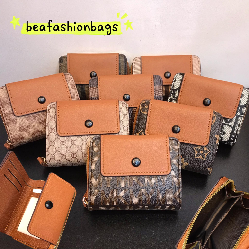 [BEA] Women Short Wallets Money Purses Small Fold Female Coin Purse ...