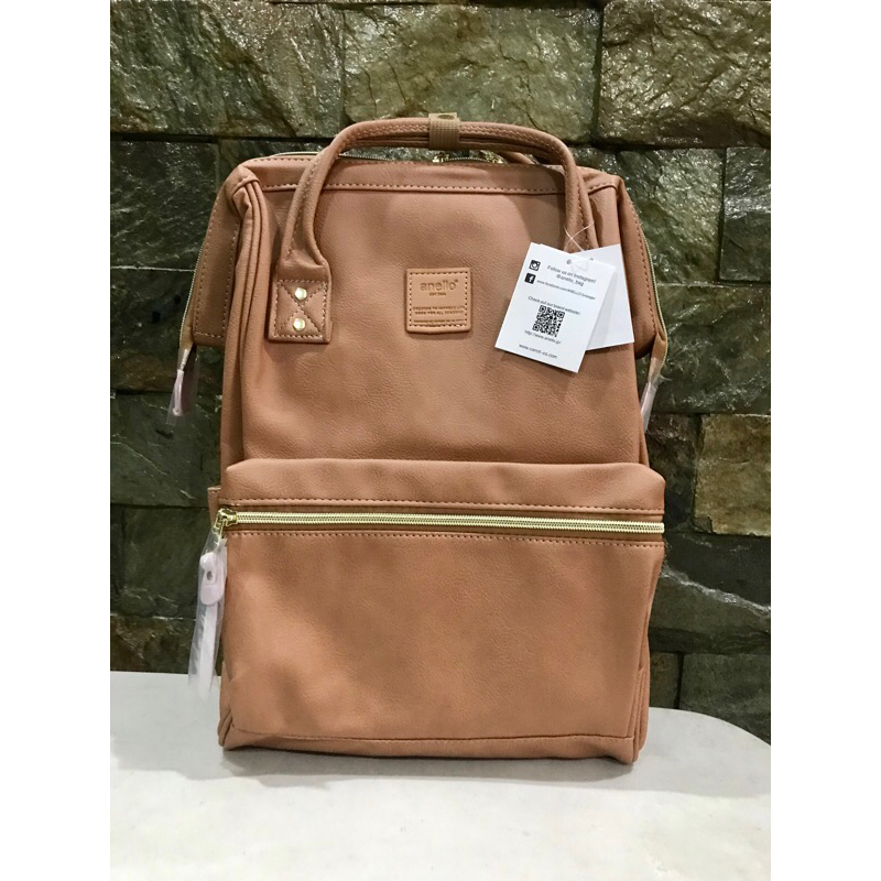 Anello PU Leather Backpack Rucksack | Shopee Philippines