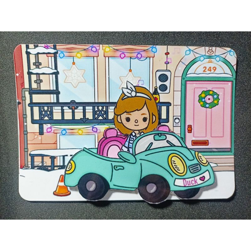 Toca Boca paper doll Car laminated with velcro | Shopee Philippines