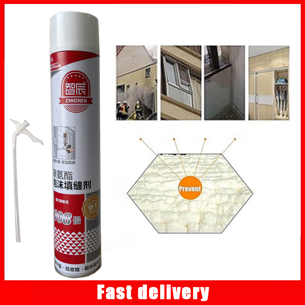 750ML Polyurethane Pu Spray Intumescent Foam Spray Sealant Intumescent ...