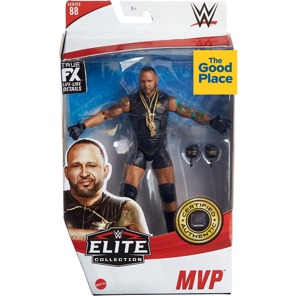 MATTEL WWE Elite Series 88 MVP Montel Vontavious Porter Figure With ...