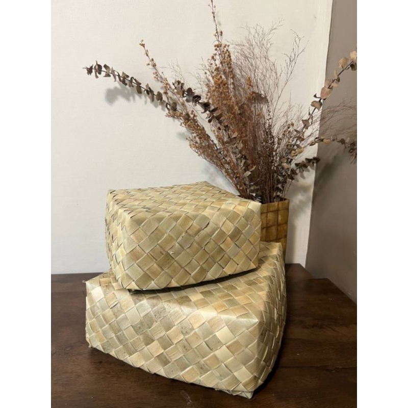 Pandan Tampipi Box for Gifts and Packaging (On Hand 2 Sizes Available ...
