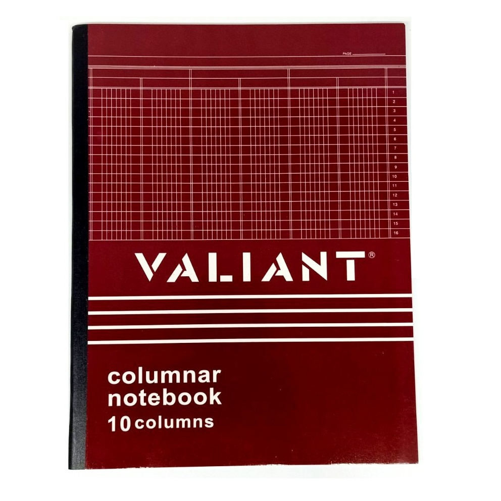 Valiant Columnar Notebook Record Book Journal Ledger Cash Notebook ...
