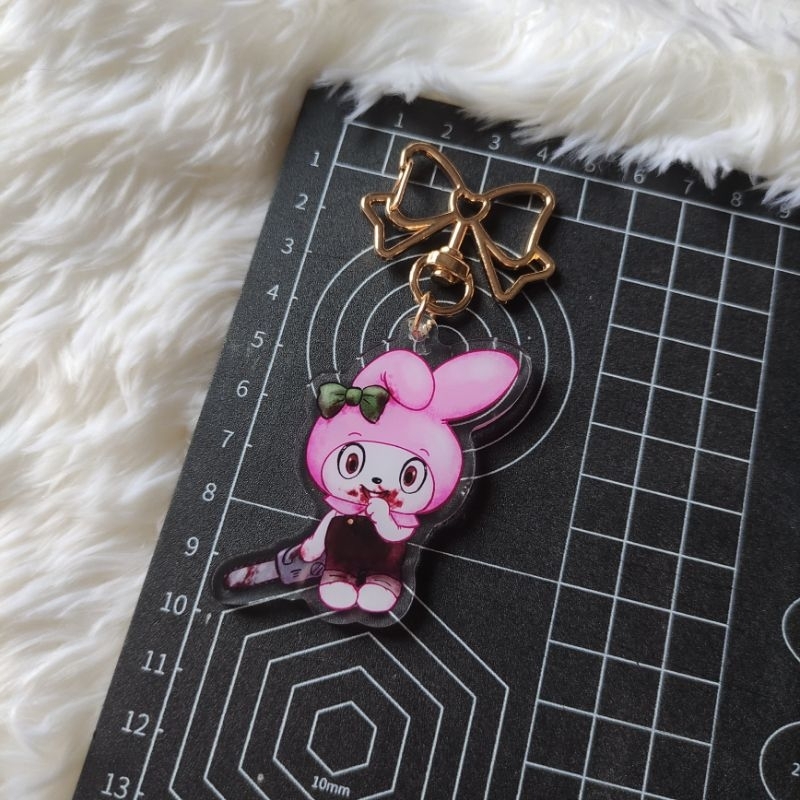 SUGARRUSHSATO Silent Hill acrylic charm keychains Pyramid Head Bubble ...