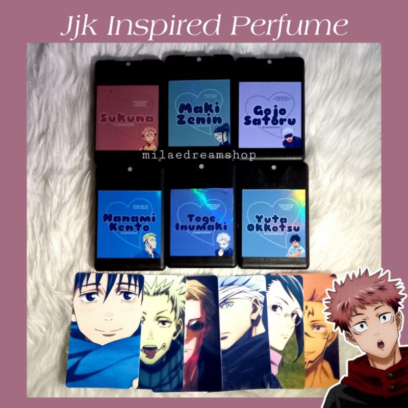 Jujutsu Kaisen Inspired Oil based Perfume// MD Shop | Shopee Philippines