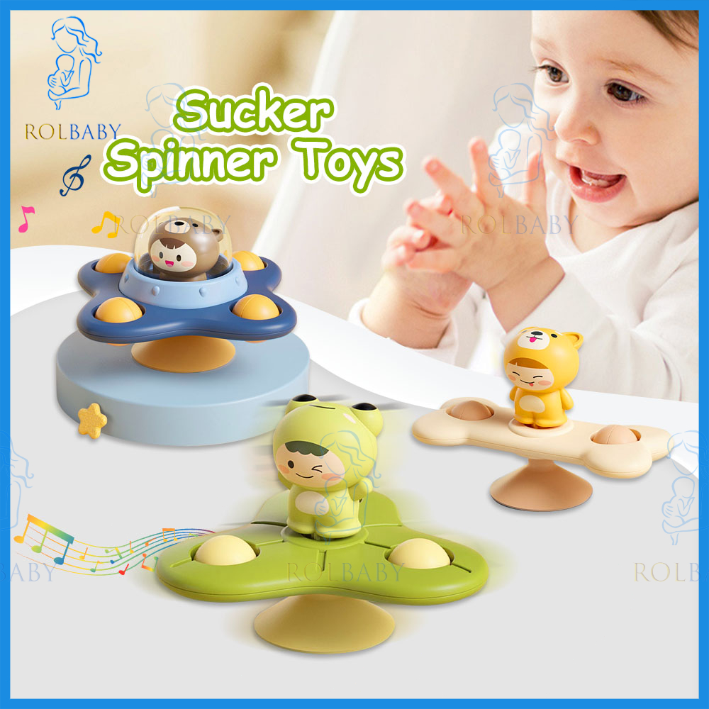 Rolbaby Baby Rotating Toy Animal Sucker Finger Sucker Spinning Toy Baby ...