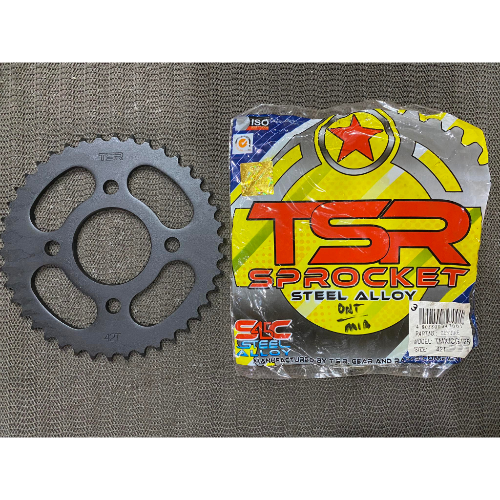TMX, CG125 TSR SPROCKET (42T) | Shopee Philippines