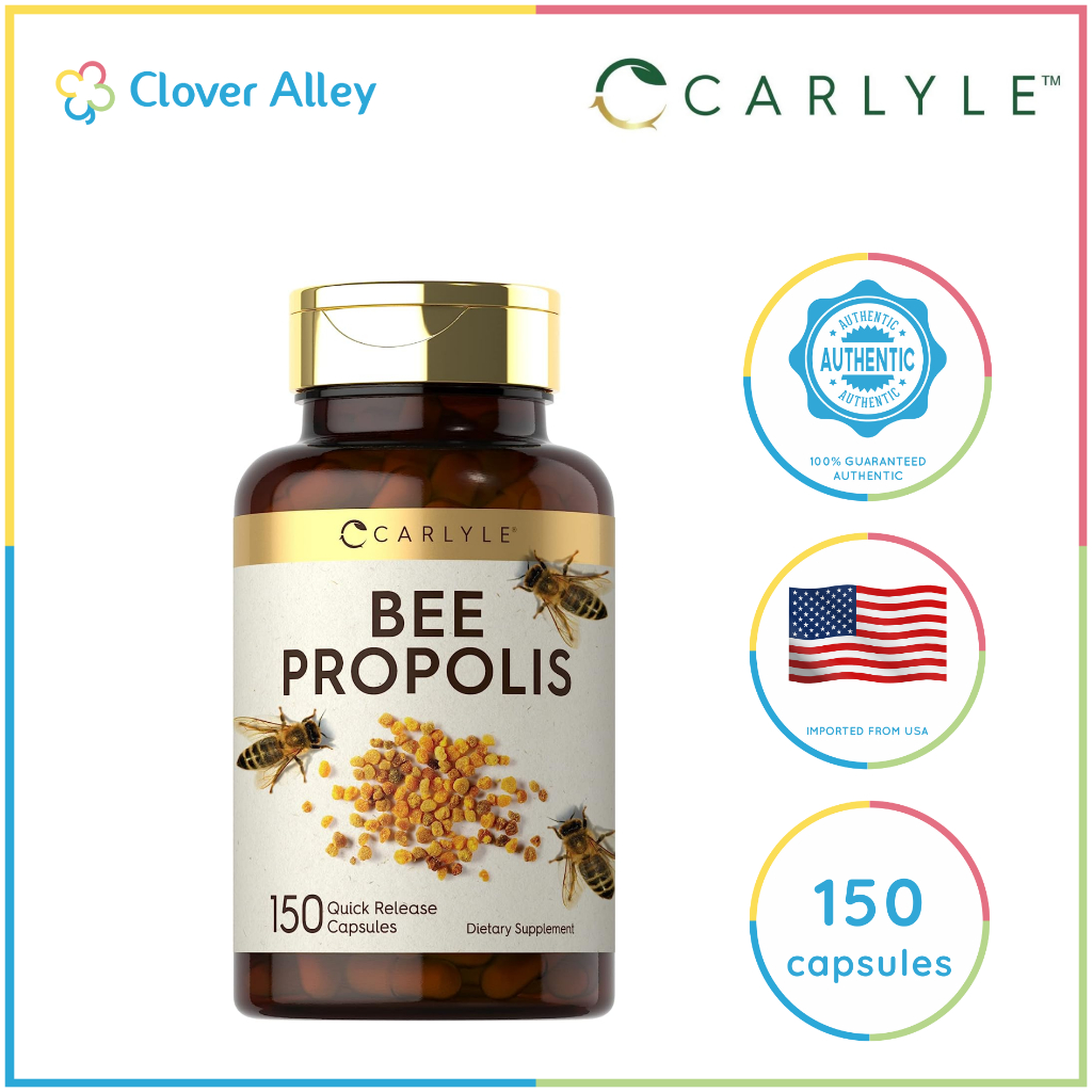 Carlyle Bee Propolis 600mg 150pcs (07/2027 EXPIRY) | Shopee Philippines