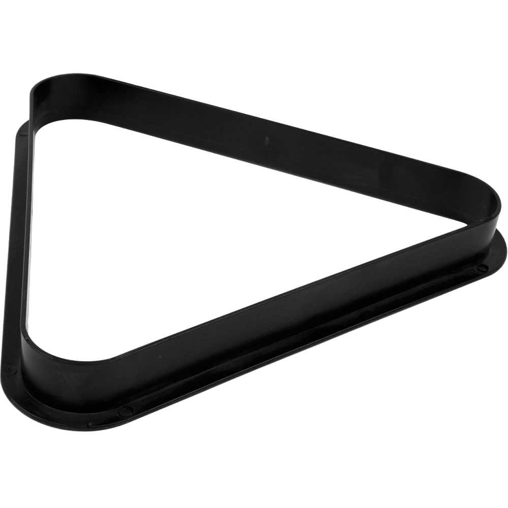 EIGHT BALL TRIANGLE BILLIARD RACK FRAME PLASTIC (BLACK ) | Shopee ...
