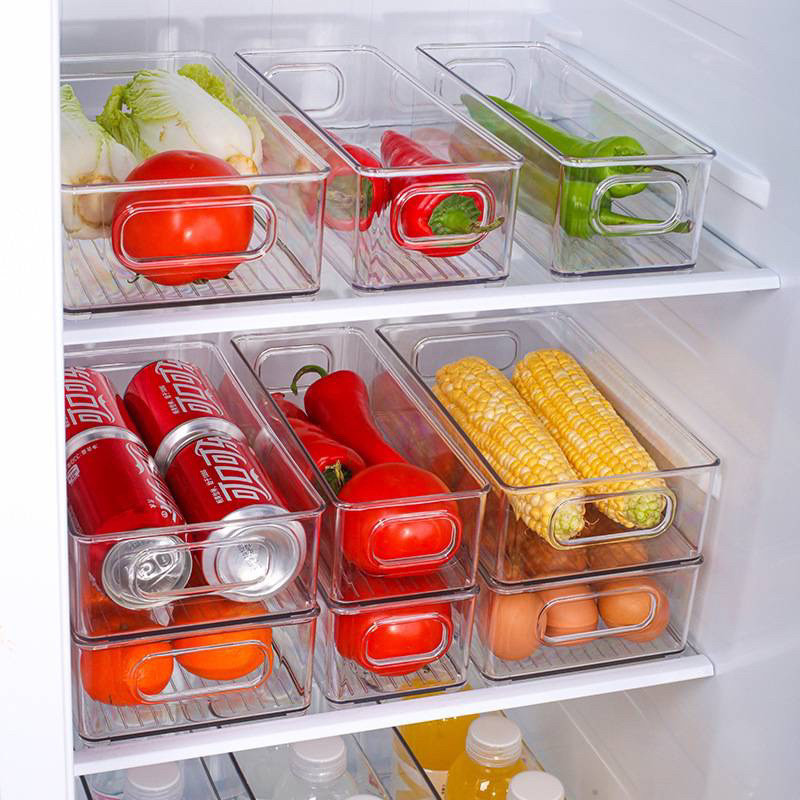 Transparent Refrigerator Organizer Acrylic Makeup Organizers Food ...