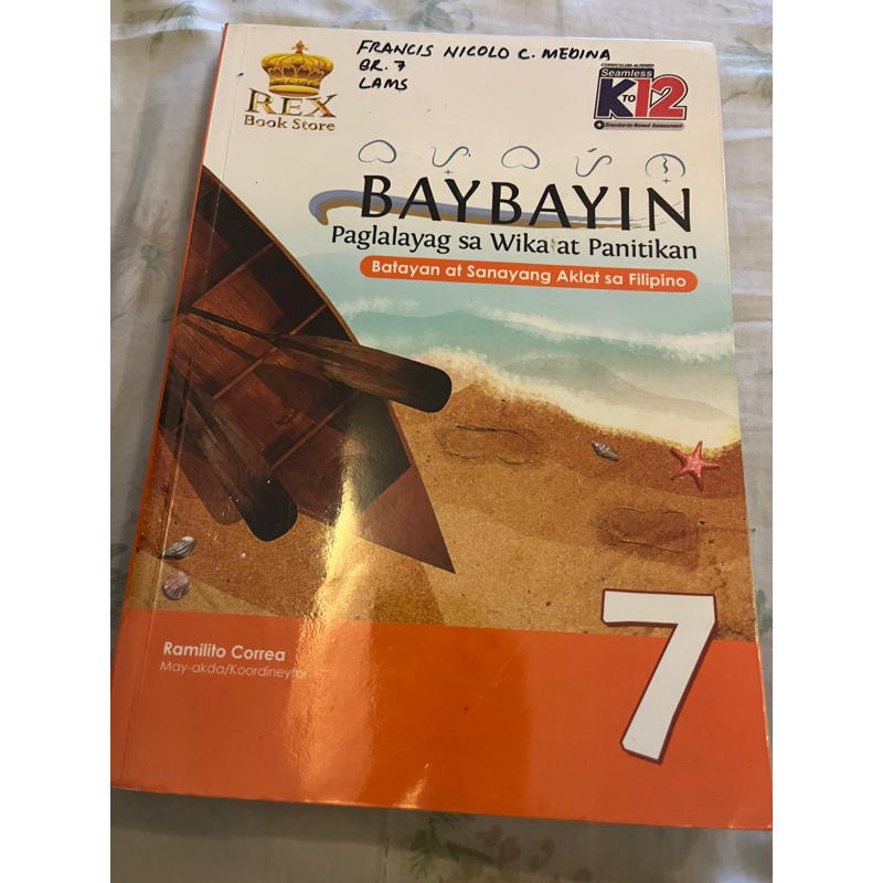 Used Baybayin Filipino Book Grade 7 | Shopee Philippines