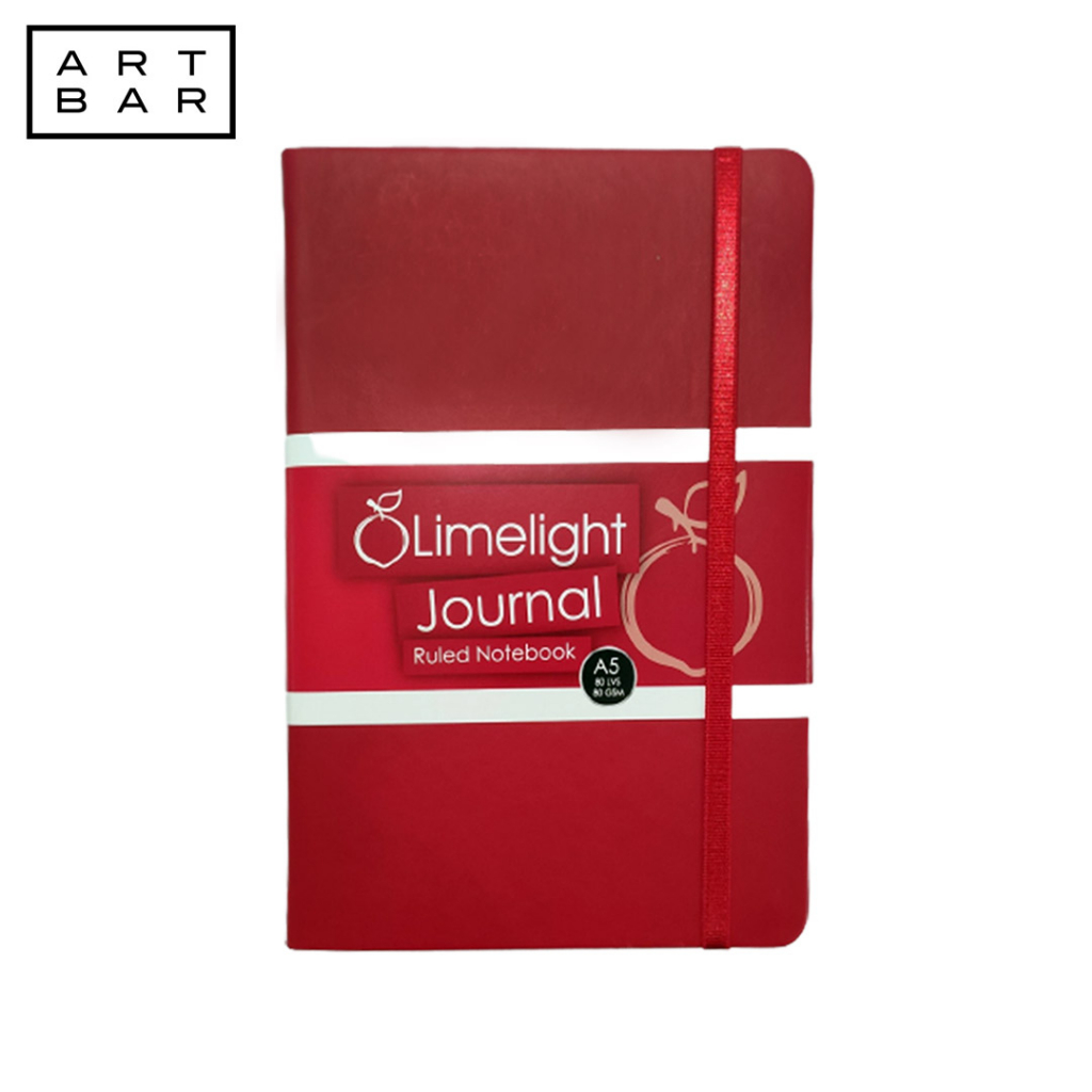 Limelight Padded Notebook GT A5 015 80s Red - Art Bar | Shopee Philippines
